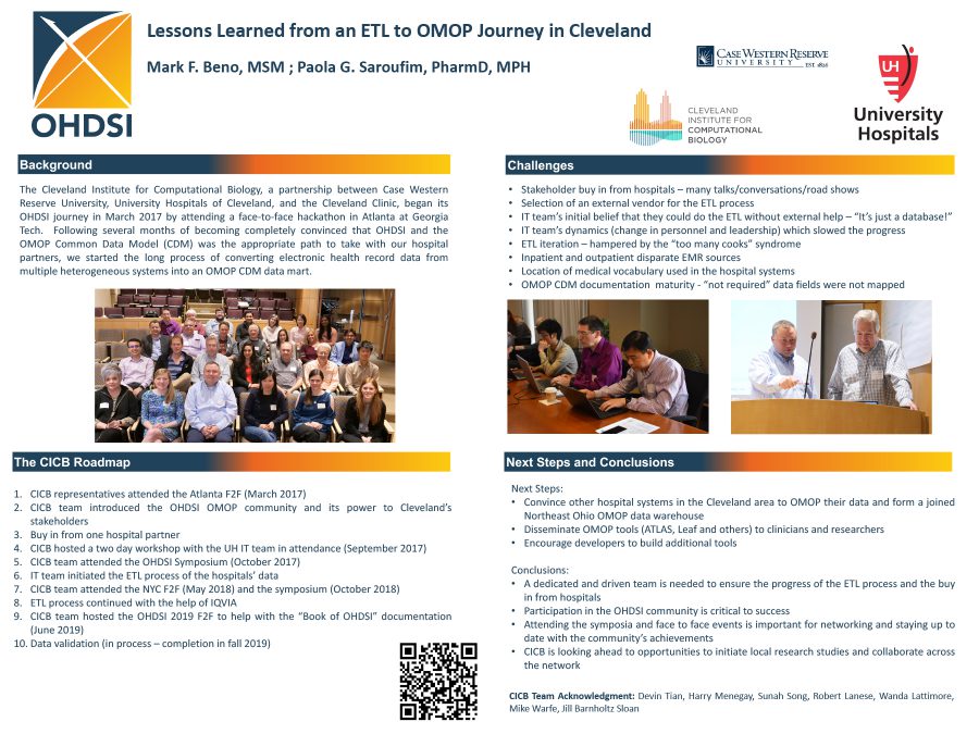 Lessons from an ETL to OMOP Journey in Cleveland – OHDSI