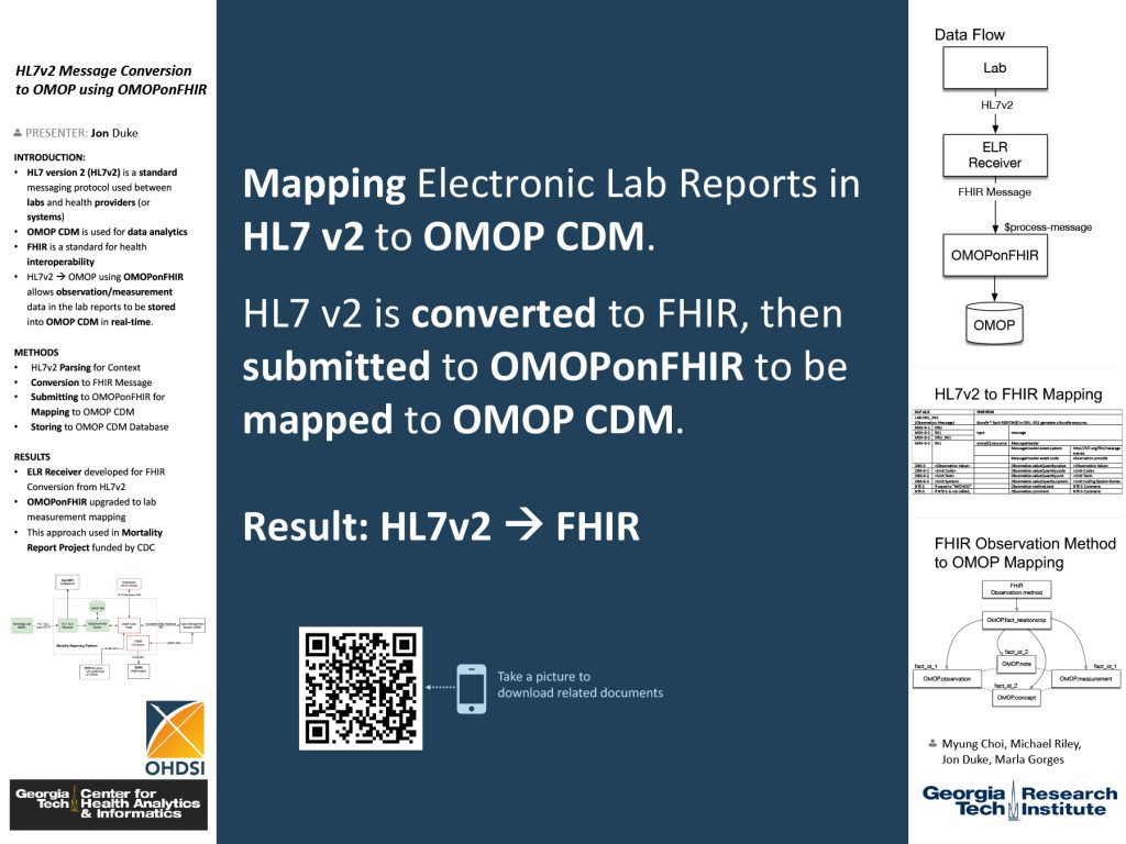 HL7 version 2 Message Conversion to OMOP using OMOPonFHIR – OHDSI