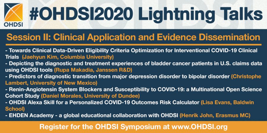 2020 OHDSI Global Symposium – OHDSI