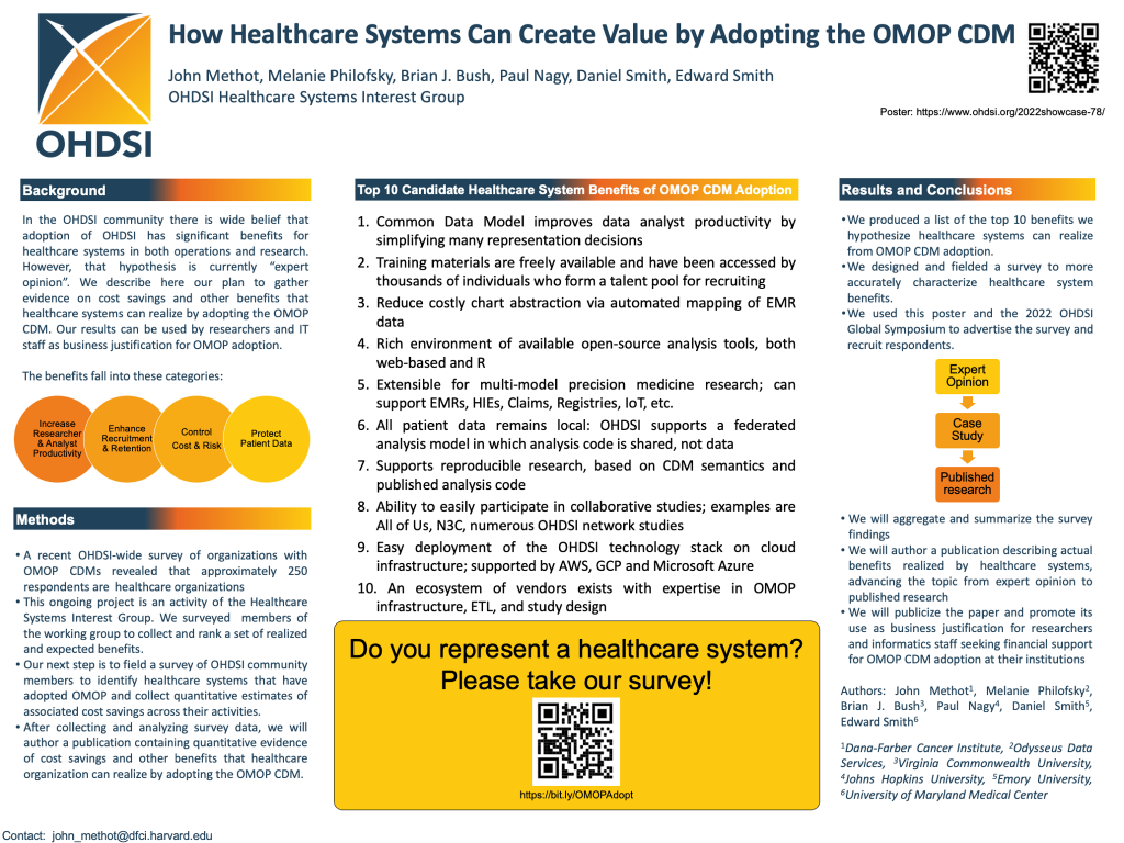 How Health Systems Can Create Value by Adopting the OMOP CDM – OHDSI